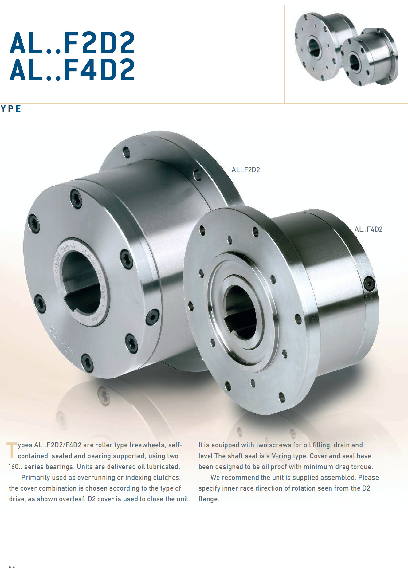 ALM25KEED2(Roller Type Freewheel) One Way Overrunning Clutch
